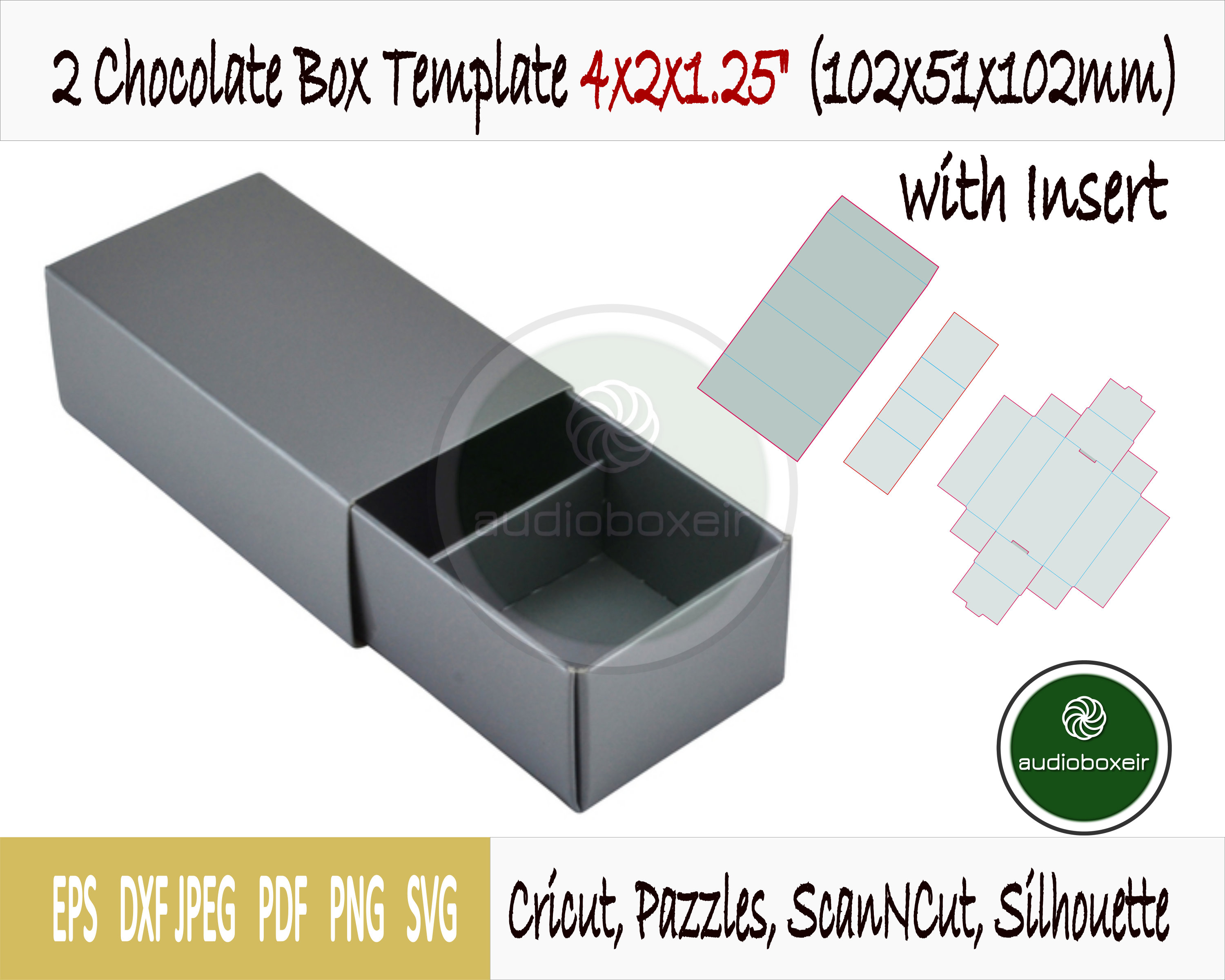 Chocolate Boxes Packaging Template