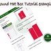 Template of Box for Round Hat (4"x4"x1") - Etsy