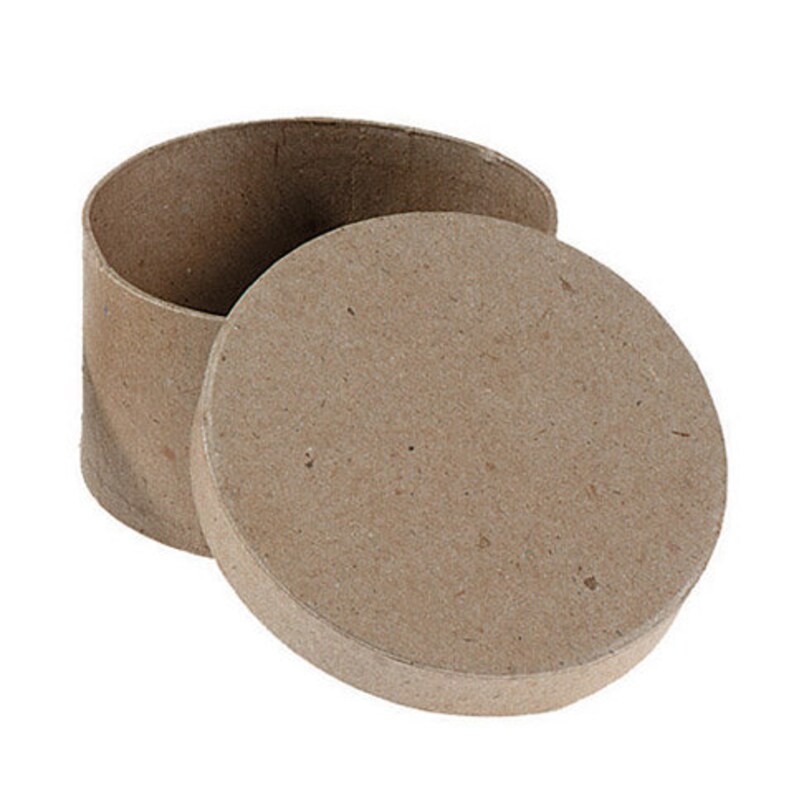 Template of Box for Round Hat 4x4x1 - Etsy