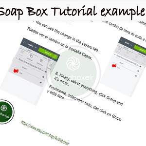 Template of Soap Box (2.75"x2"x4") - Etsy