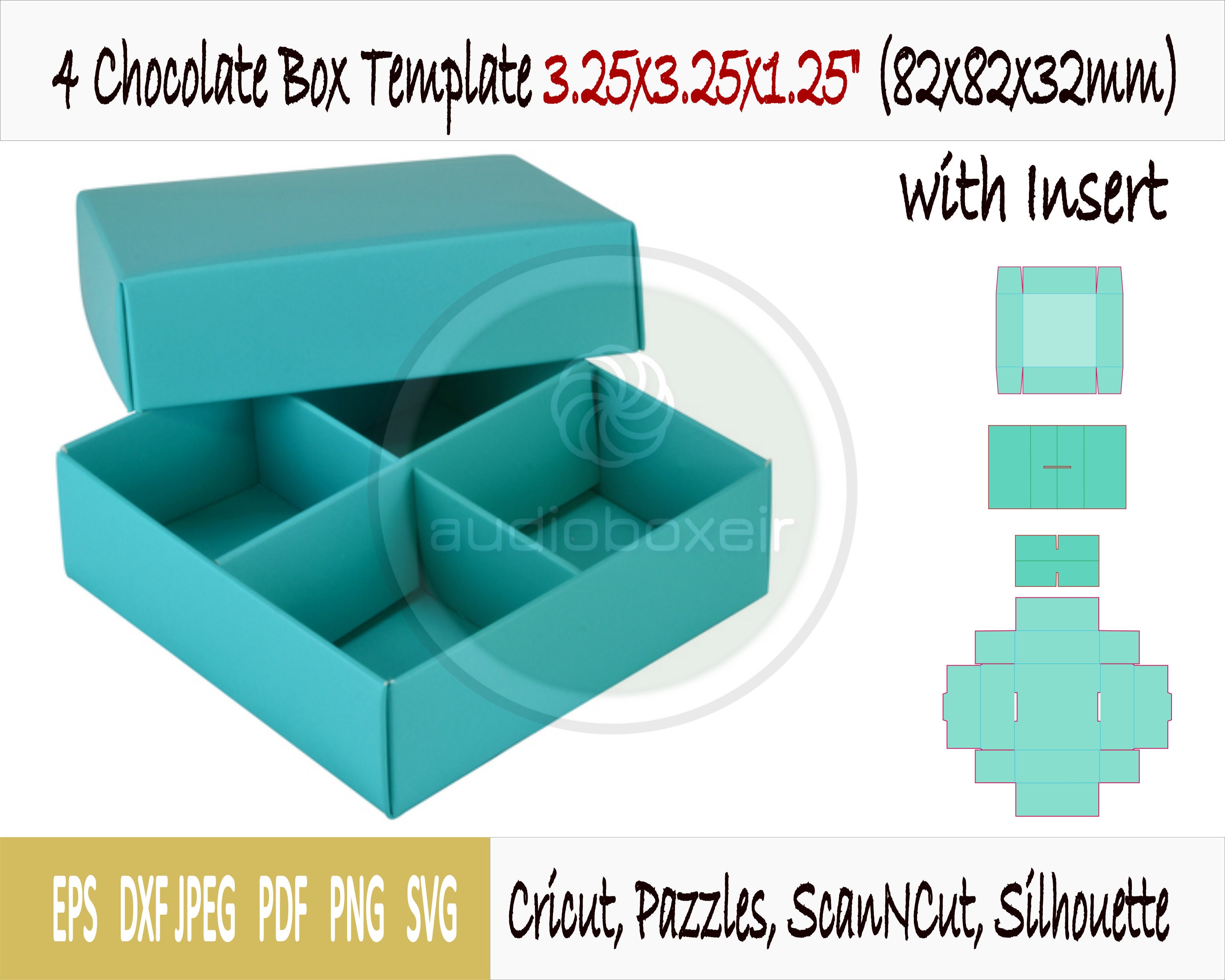 Chocolate Boxes Packaging Template