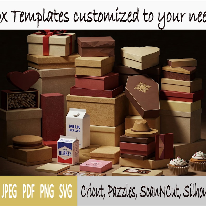 Cake Packaging Diecut - Etsy