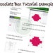 Template of Box for Chocolate With 4 Section Insert (3.25"x3.25"x1.25 ...