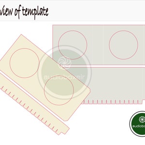 Template of Box for Round Hat (9"x5"x1.5") - Etsy