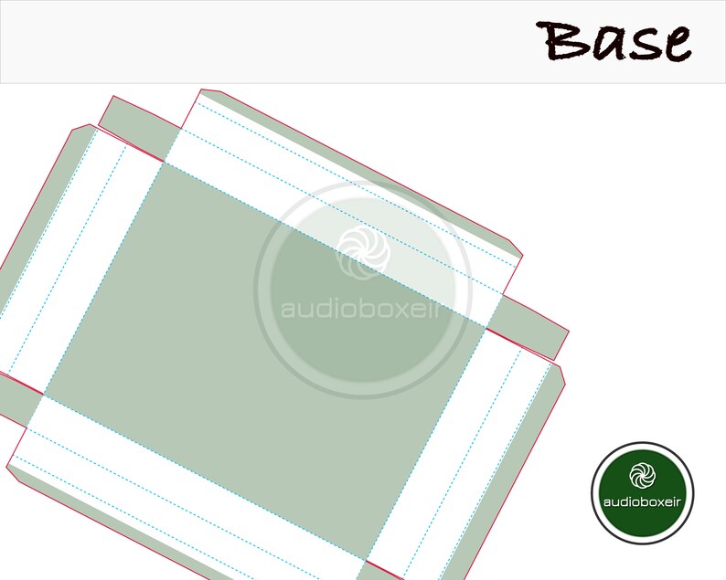 Greeting Card Box Template A5 Invite Wedding Favor Gift Box | Etsy