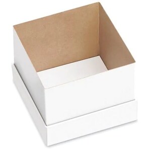 Template of Box With Lid 8x8x6 - Etsy