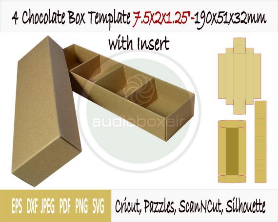 Chocolate Box Packaging Template