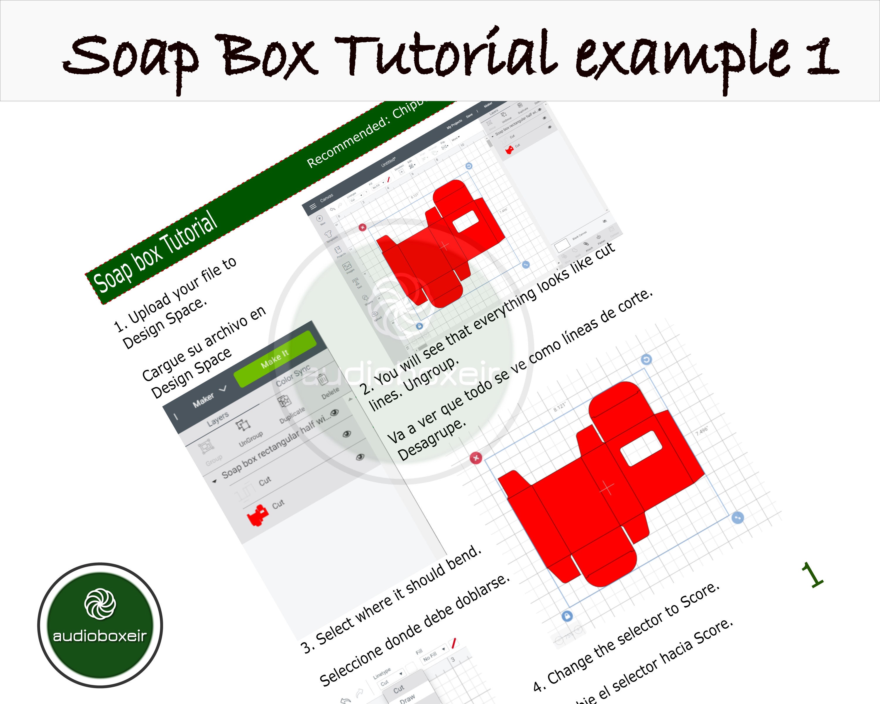Template of Soap Box (2.75"x2"x4") - Etsy
