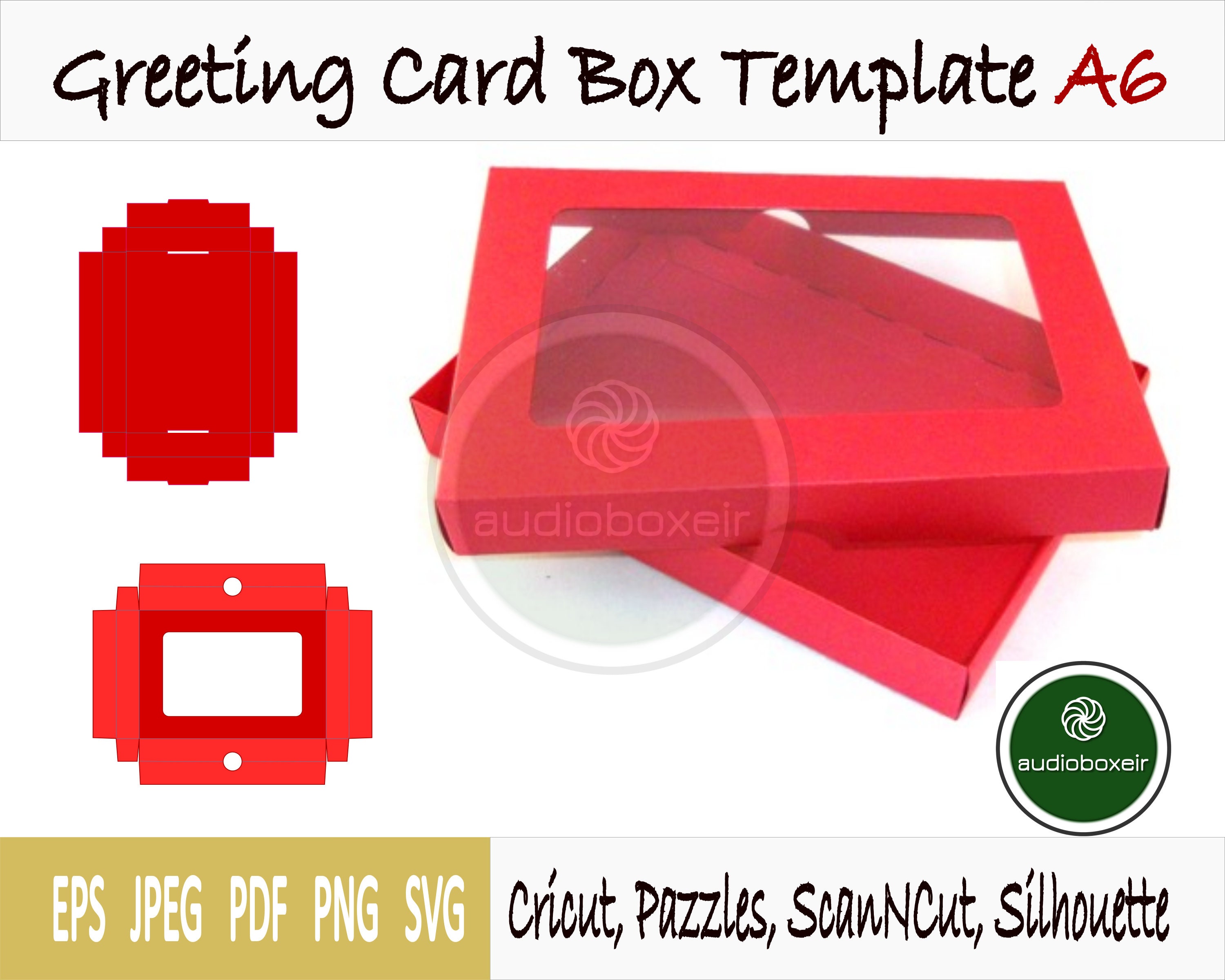 Greeting Card Box Template