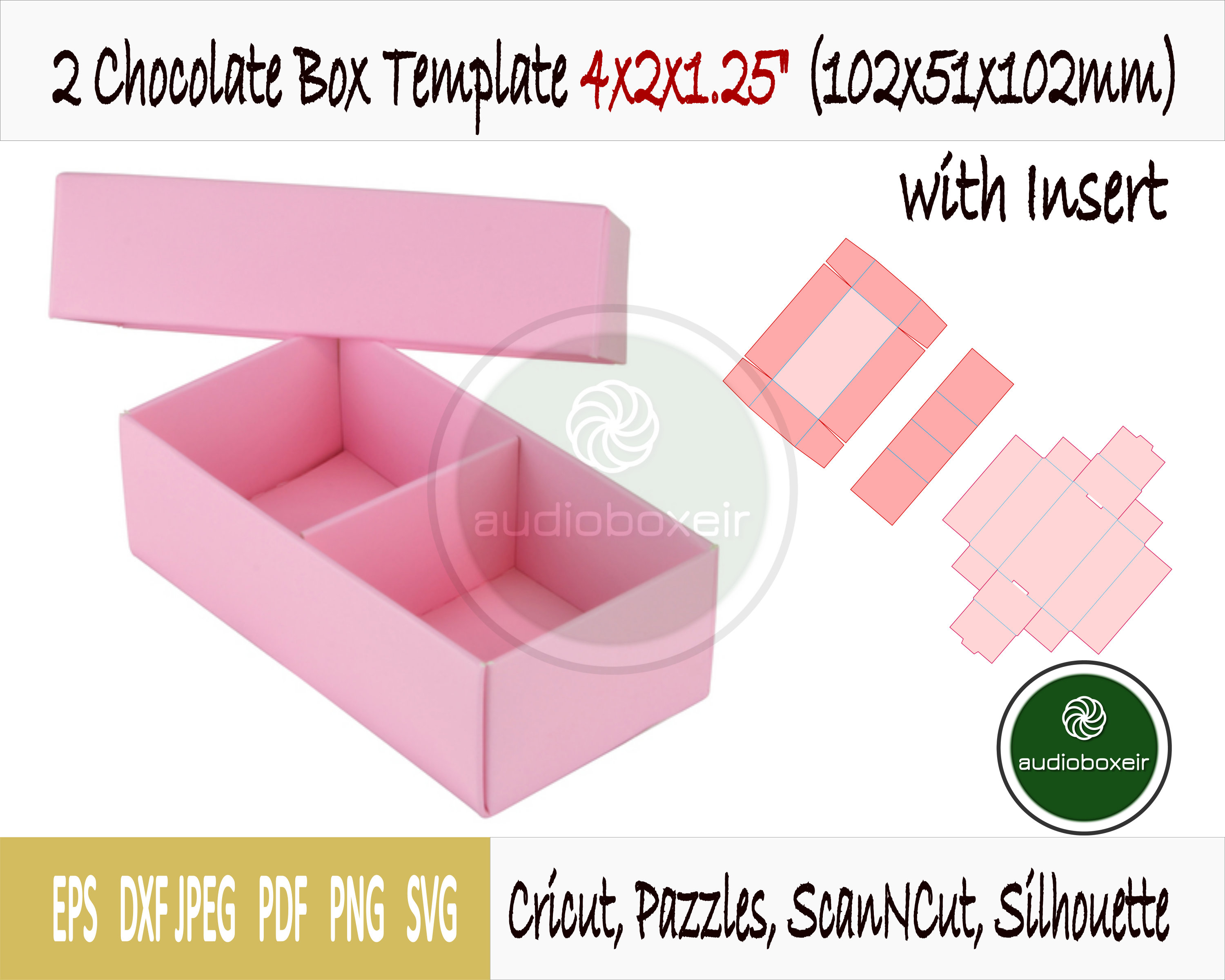 Chocolate Boxes Packaging Template