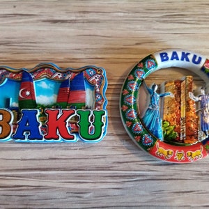 Set of 2 Pcs.ceramic Fridge Magnet,magnets for Boards,ceramic Tourist ...