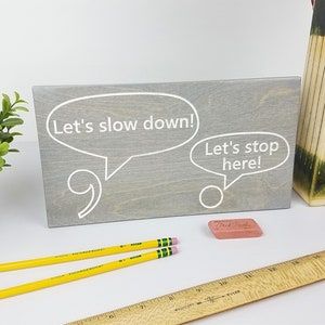 Teacher Door Sign, English Classroom Decor, Teacher Appreciation Gift ...