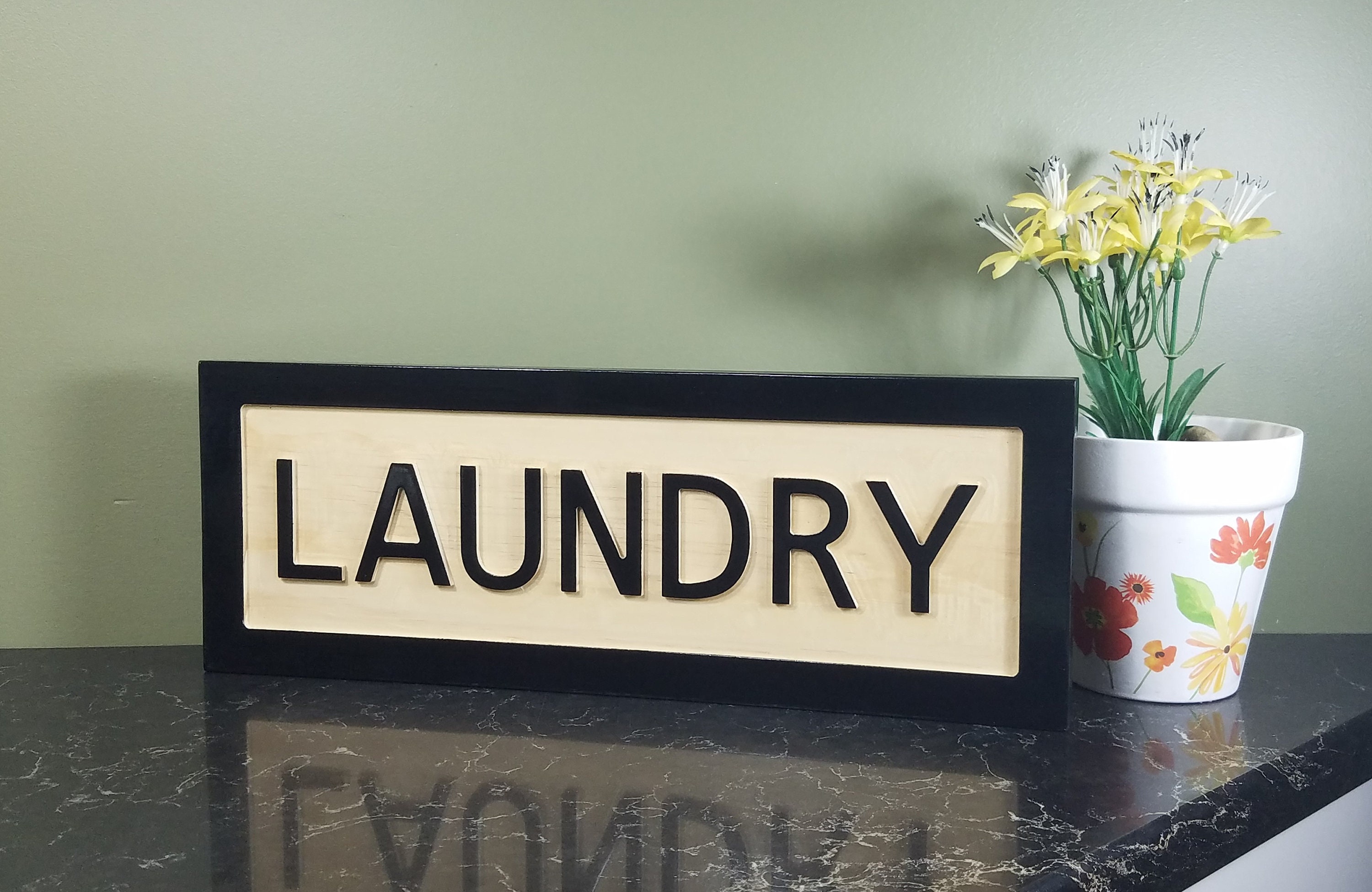 Laundry Room Sign Laundry Room Art Rustic Laundry Room | Etsy
