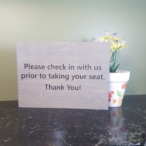 Reception Desk Sign, Business Sign, Office Door Sign, Office Decor ...