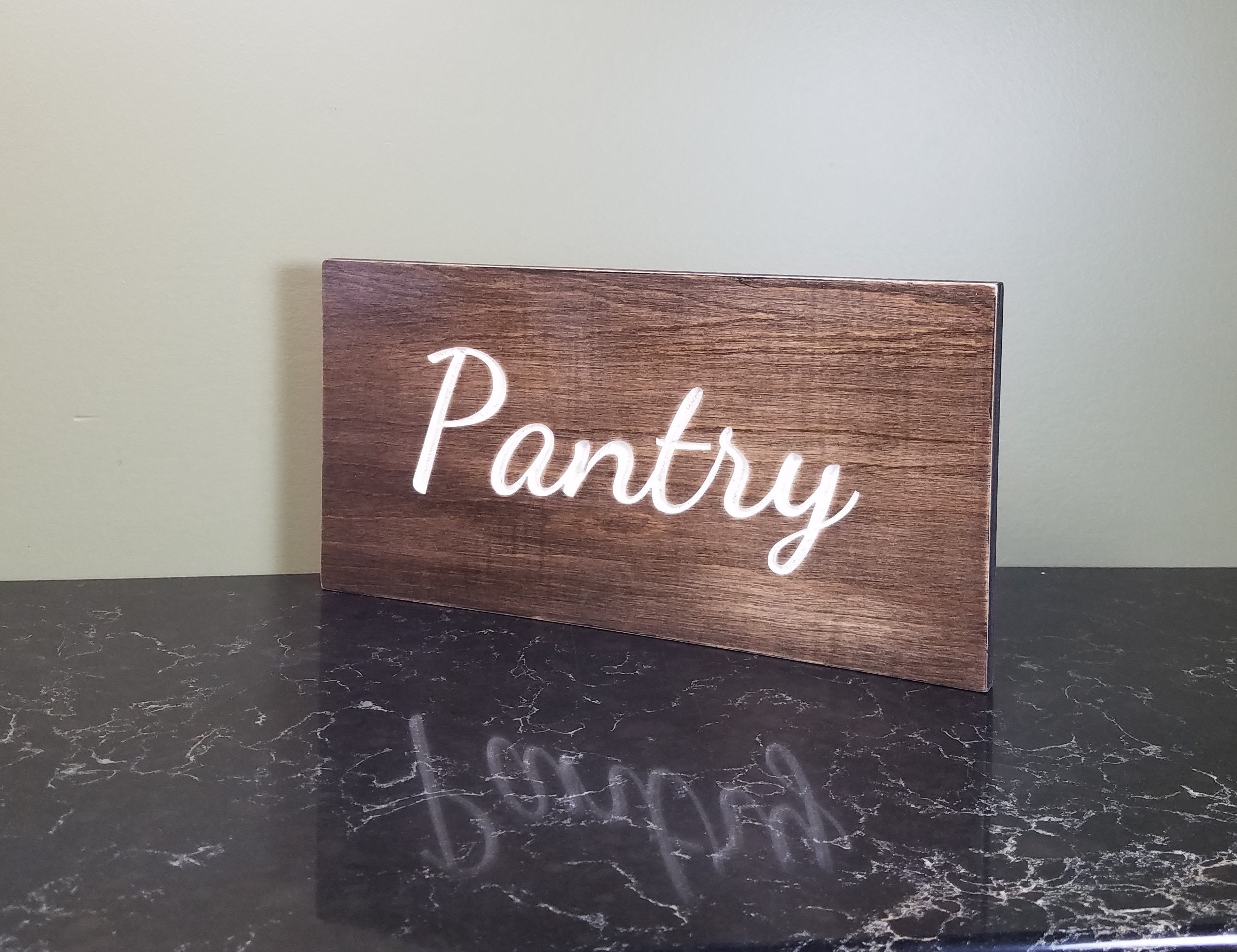 Pantry Sign Wood Pantry Sign Rustic Pantry Sign Engraved | Etsy