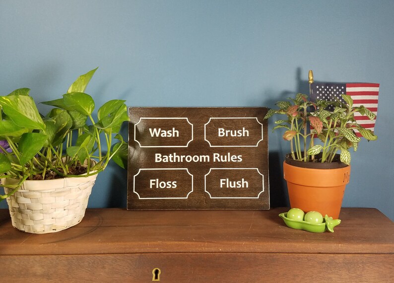 Farmhouse Bathroom Decor Farmhouse Bathroom Sign Bathroom - Etsy