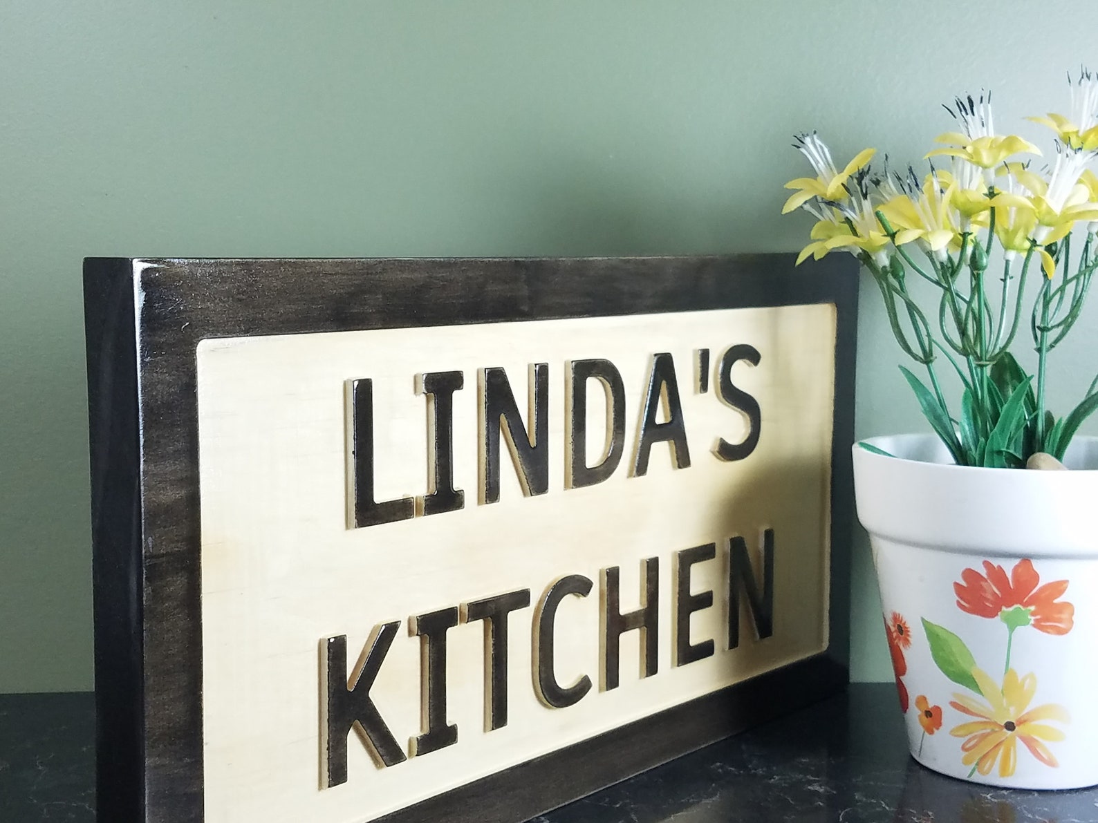 Personalized Kitchen Signs, Personalized Kitchen Gift, Gift for Mom ...