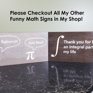 Math Teacher Gift, Funny Pi Sign, Graduation Gift, Funny Math Classroom ...