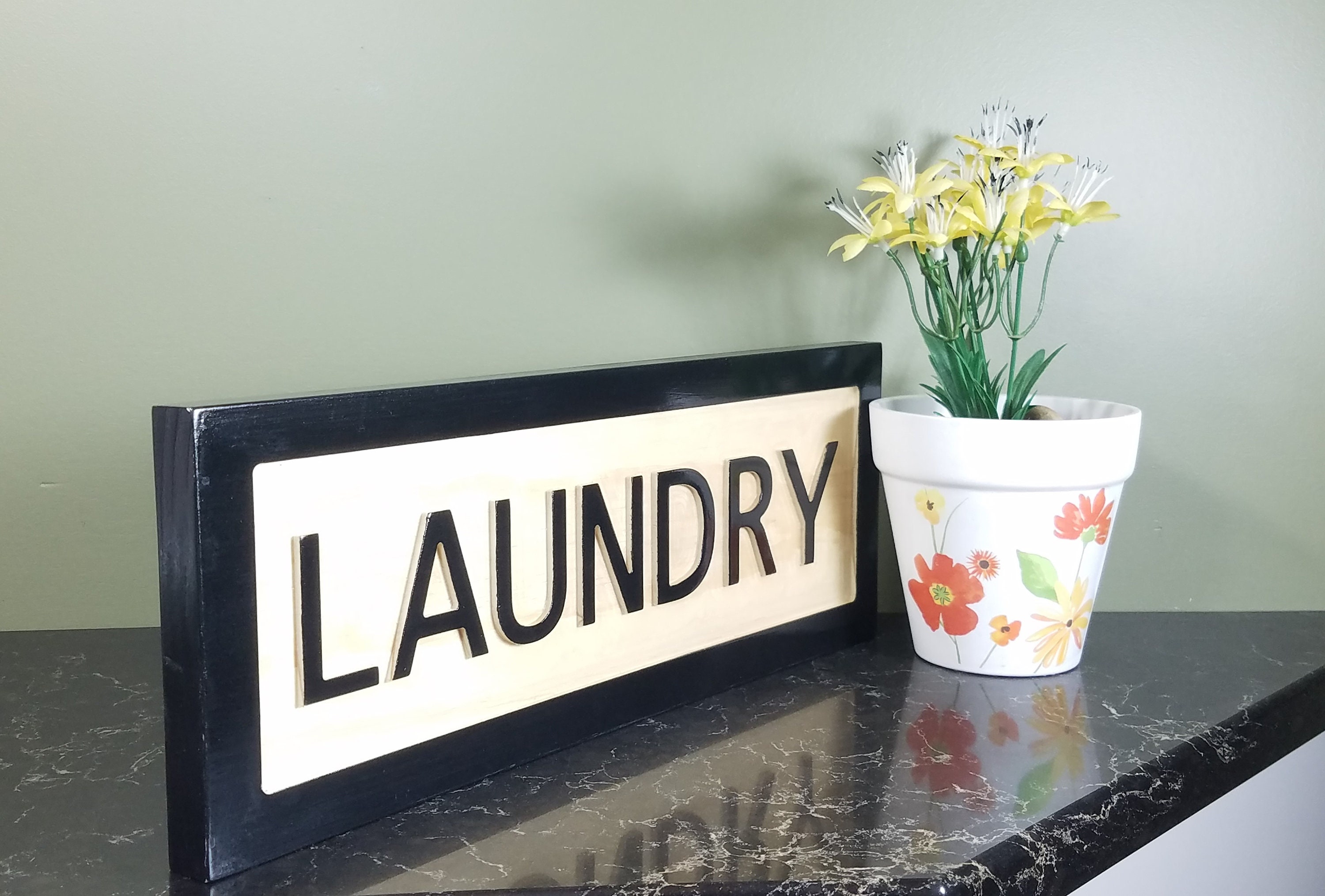 Laundry Room Sign Laundry Room Art Rustic Laundry Room | Etsy