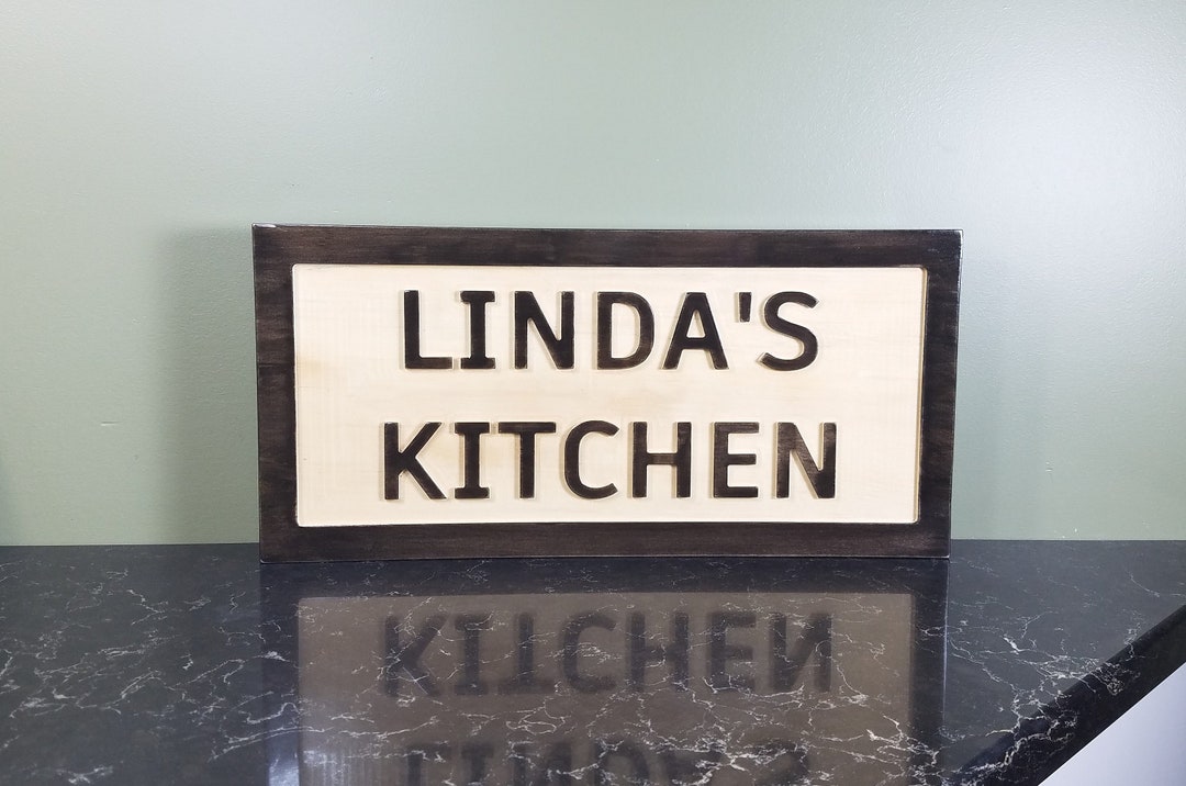 Personalized Kitchen Signs, Personalized Kitchen Gift, Gift for Mom ...