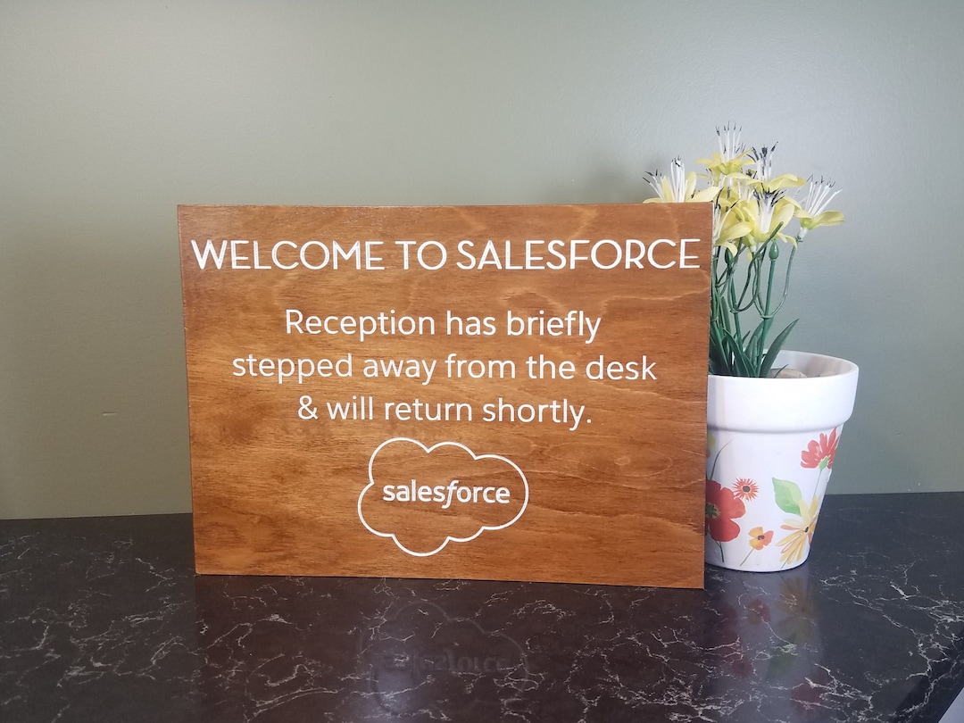 Reception Desk Sign, Business Sign, Office Door Sign, Office Decor ...