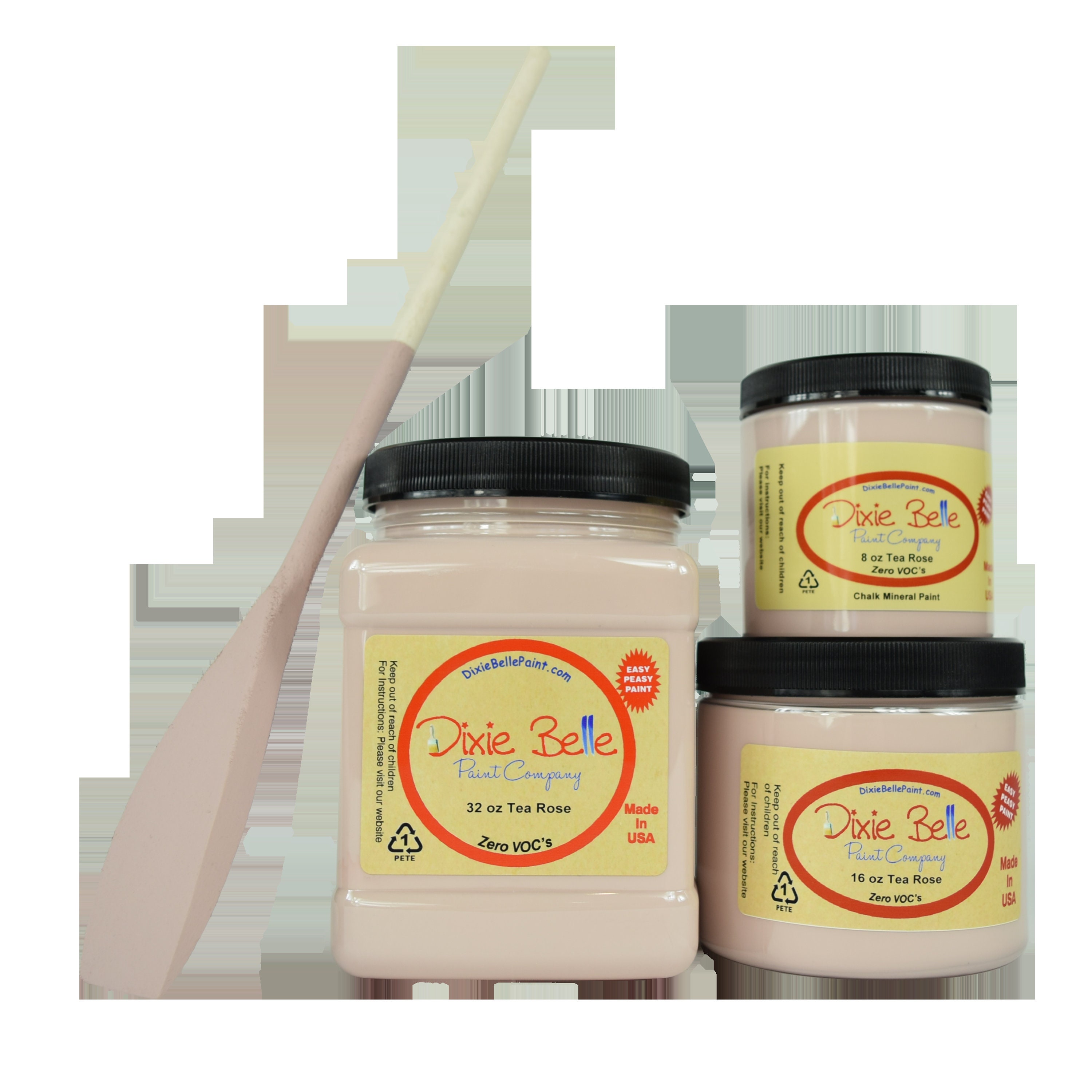 Dixie Belle Pink Chalk Mineral Paint TEA ROSE light Pink - Etsy