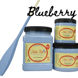 Dixie Belle - Blue Chalk Mineral Paint - BLUEBERRY - Periwinkle Blue - Etsy