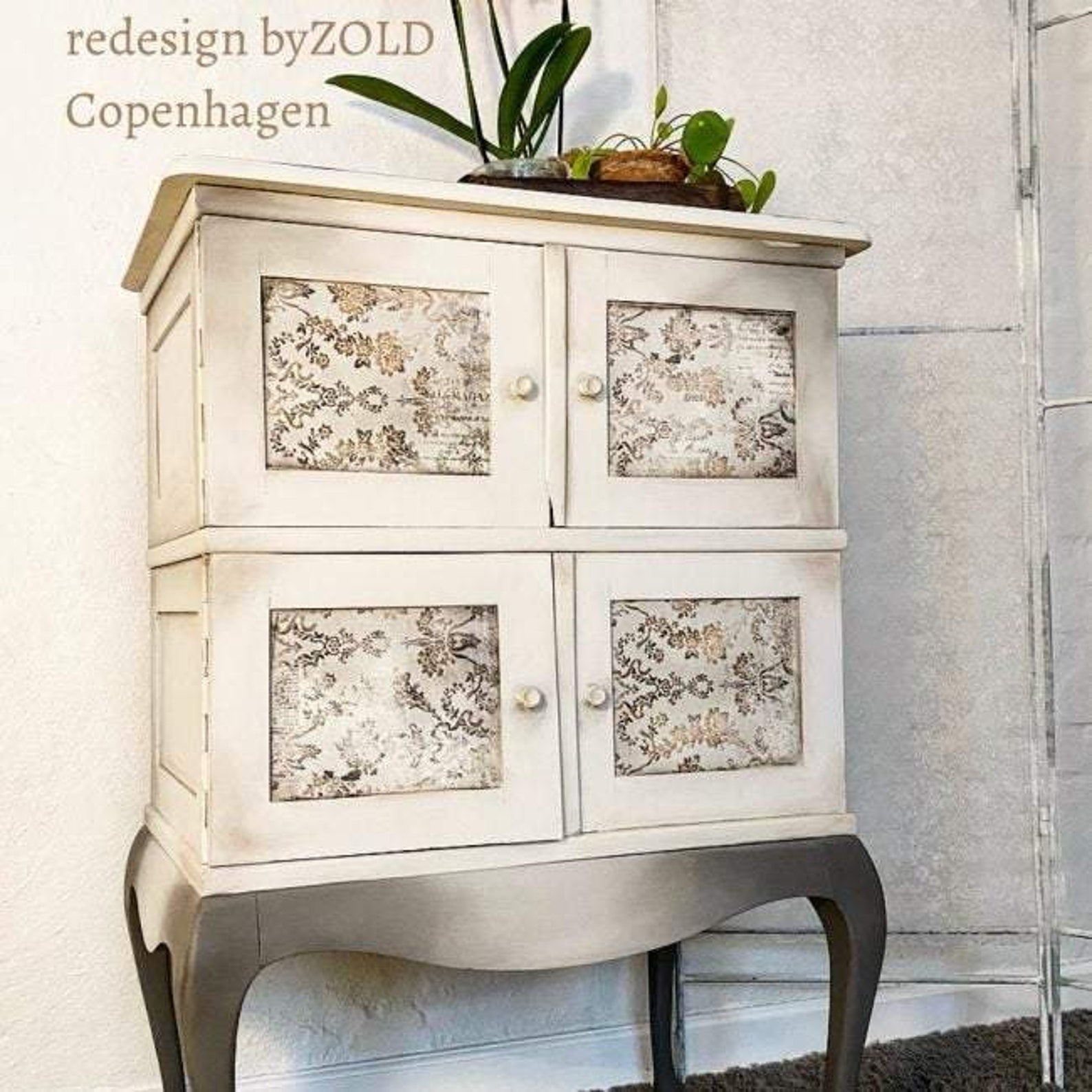 WASHED DAMASK Decoupage Tissue Paper LARGE 19 X | Etsy