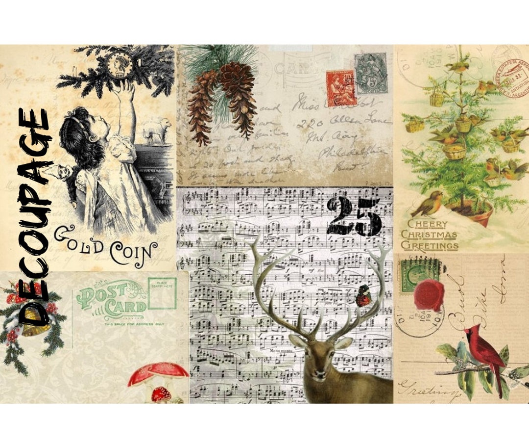 Large Furniture Decoupage Paper (20 X 30