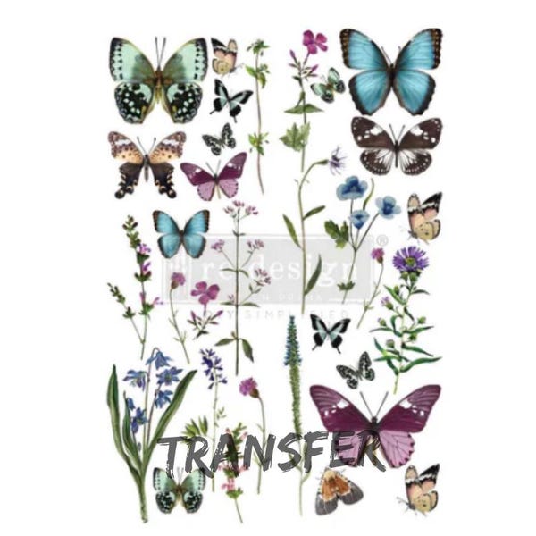 Butterfly Transfer - Etsy