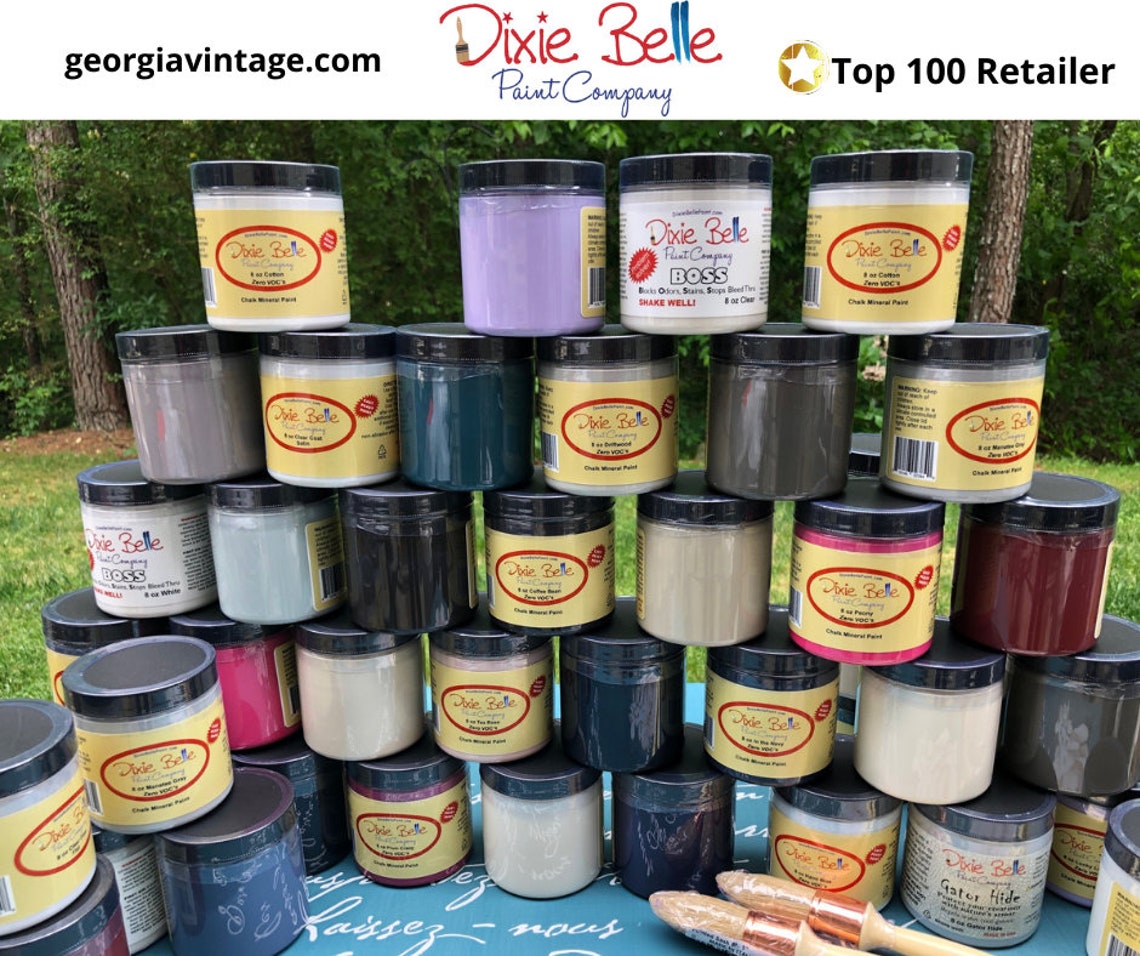 Dixie Belle Chalk Mineral Paint All Colors All Sizes - Etsy