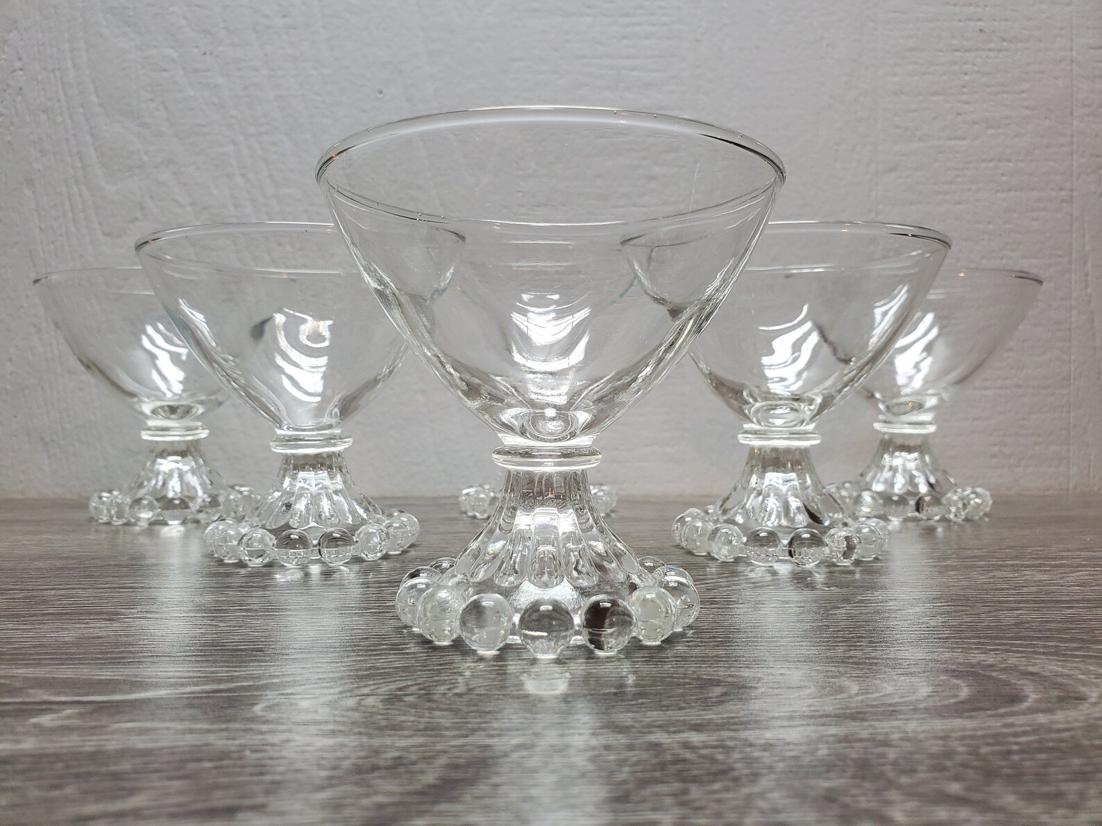 Set of 6/vintage Anchor Hocking Boopie/champagne Glass/tall - Etsy