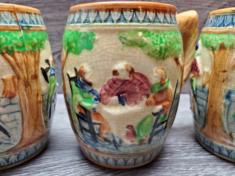 Set of 4 Vintage German Style Coffee | Etsy