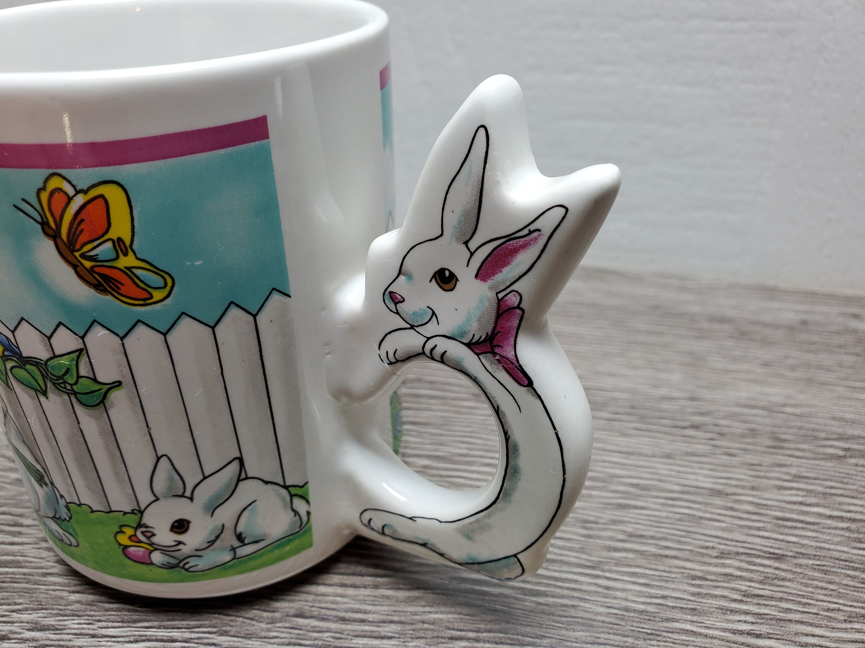 Vintage Easter Peter Rabbit Coffee Cup/Mug/1980/Tea Cup/Easter | Etsy