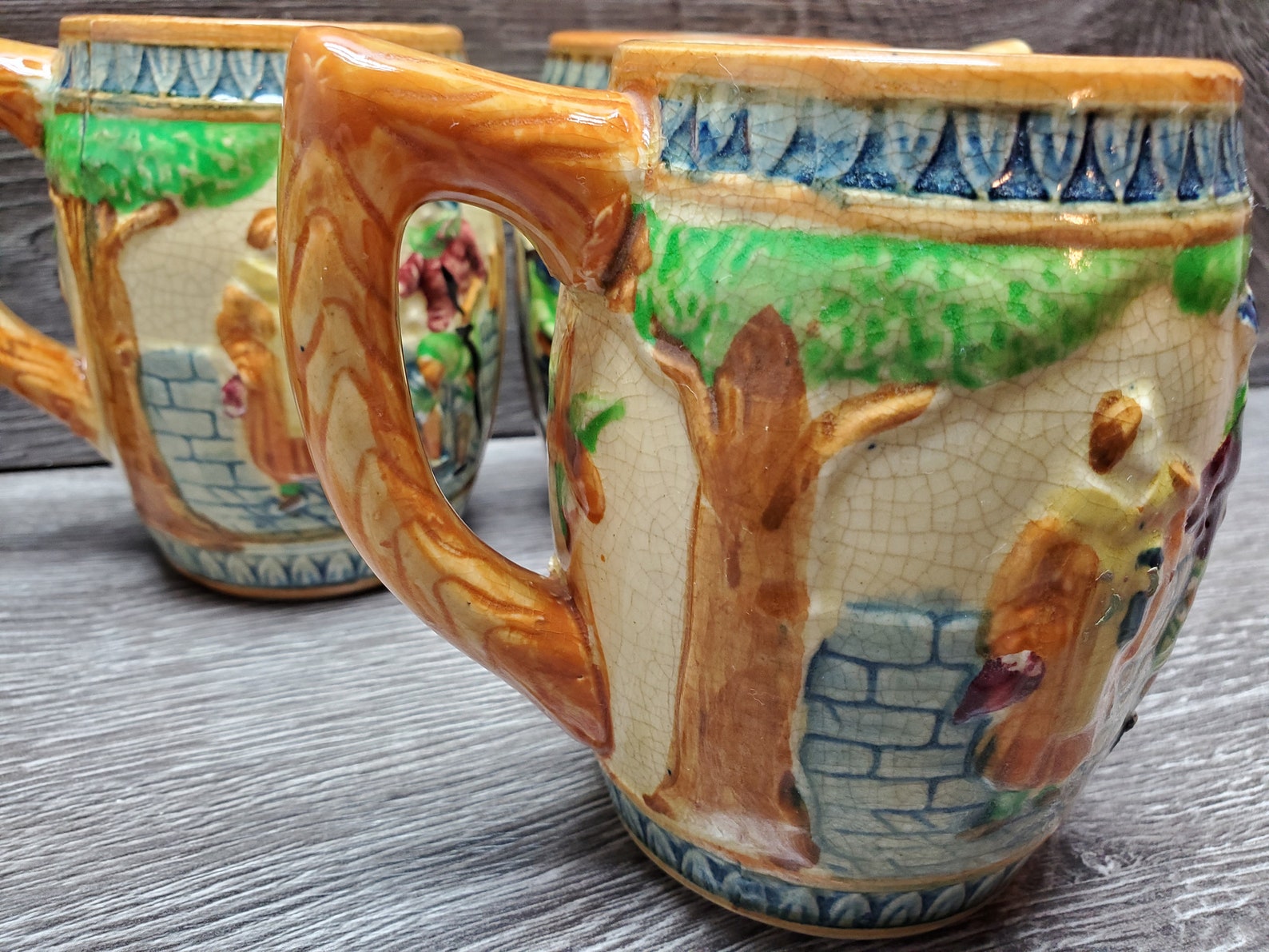 Set of 4 Vintage German Style Coffee | Etsy