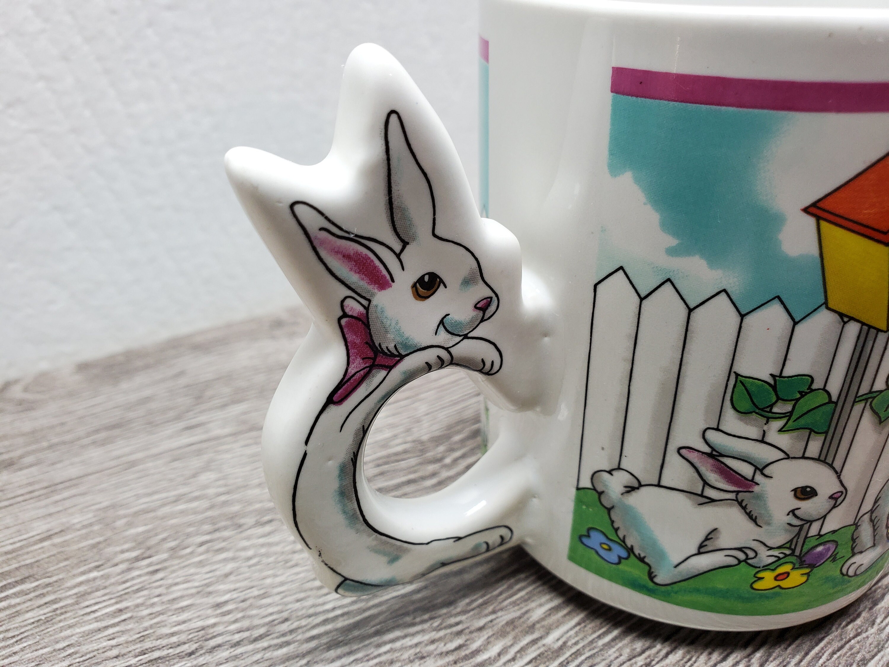 Vintage Easter Peter Rabbit Coffee Cup/Mug/1980/Tea Cup/Easter | Etsy