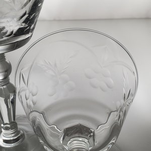 Set of 6/vintage Rock Sharpe Luxury Champagne/tall Sherbert Glasses/mid Century/stem 3006/1940s ...