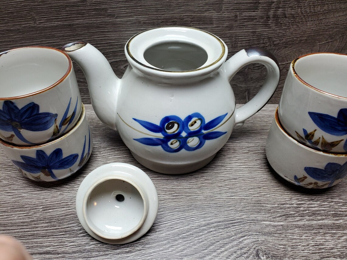 Vintage RARE Otagiri Japanese Tea Pot Set with | Etsy