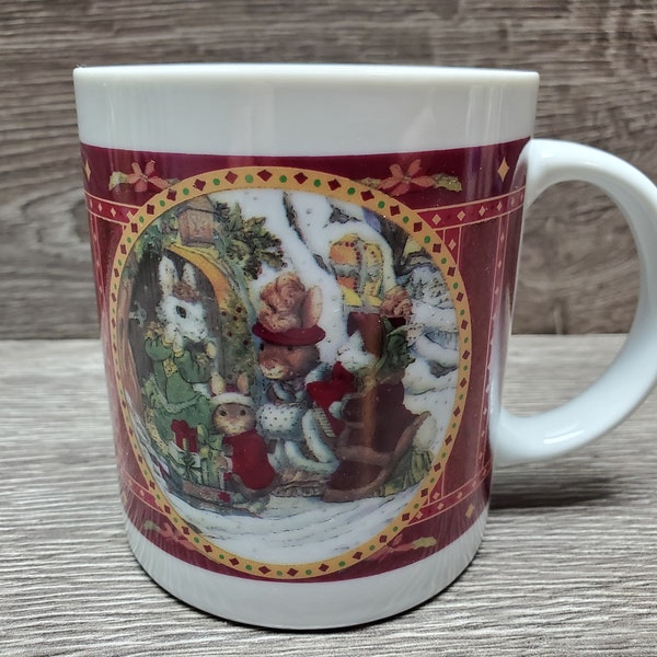 Christmas Rabbit - Etsy