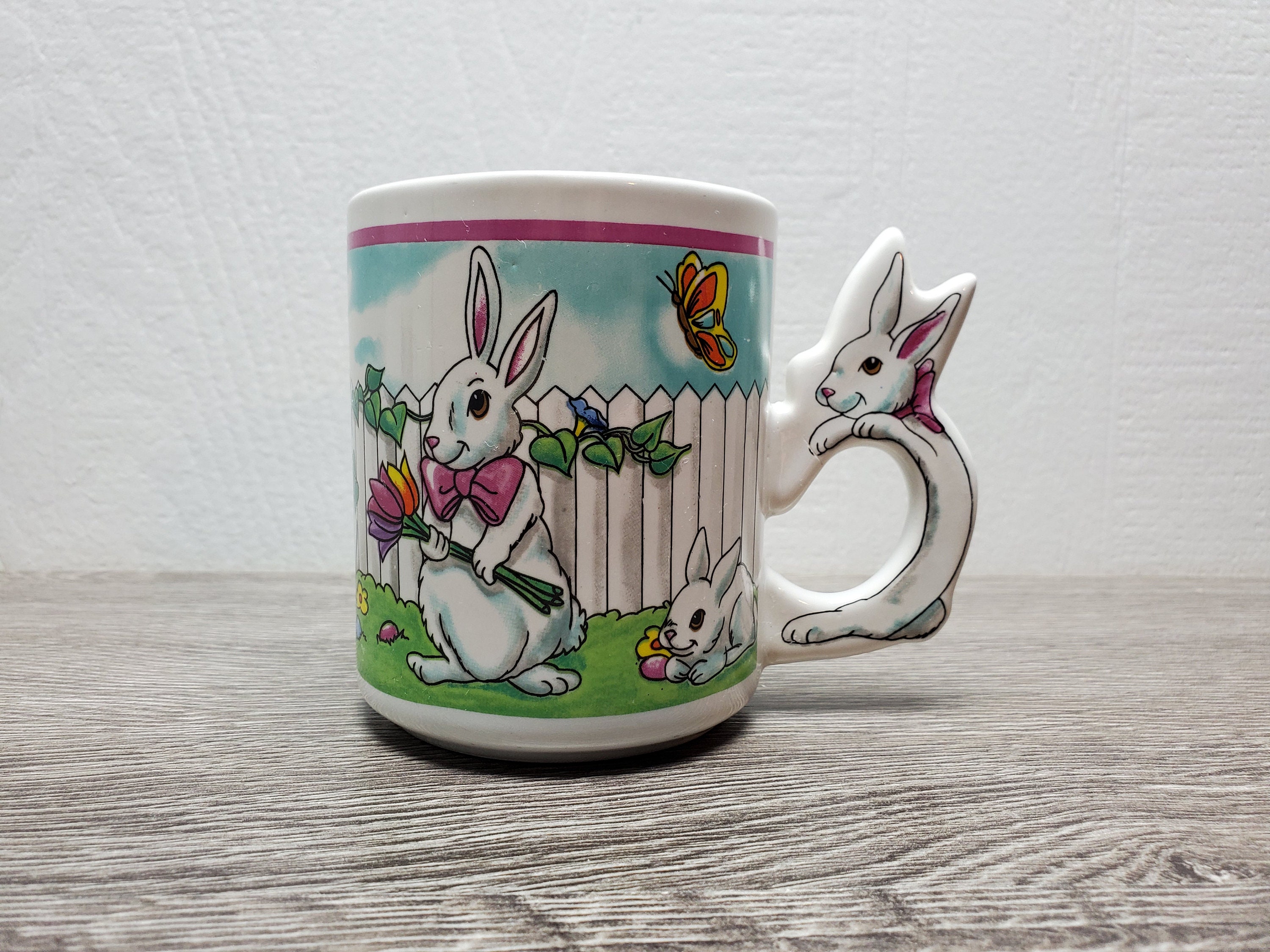 Vintage Easter Peter Rabbit Coffee Cup/Mug/1980/Tea Cup/Easter | Etsy