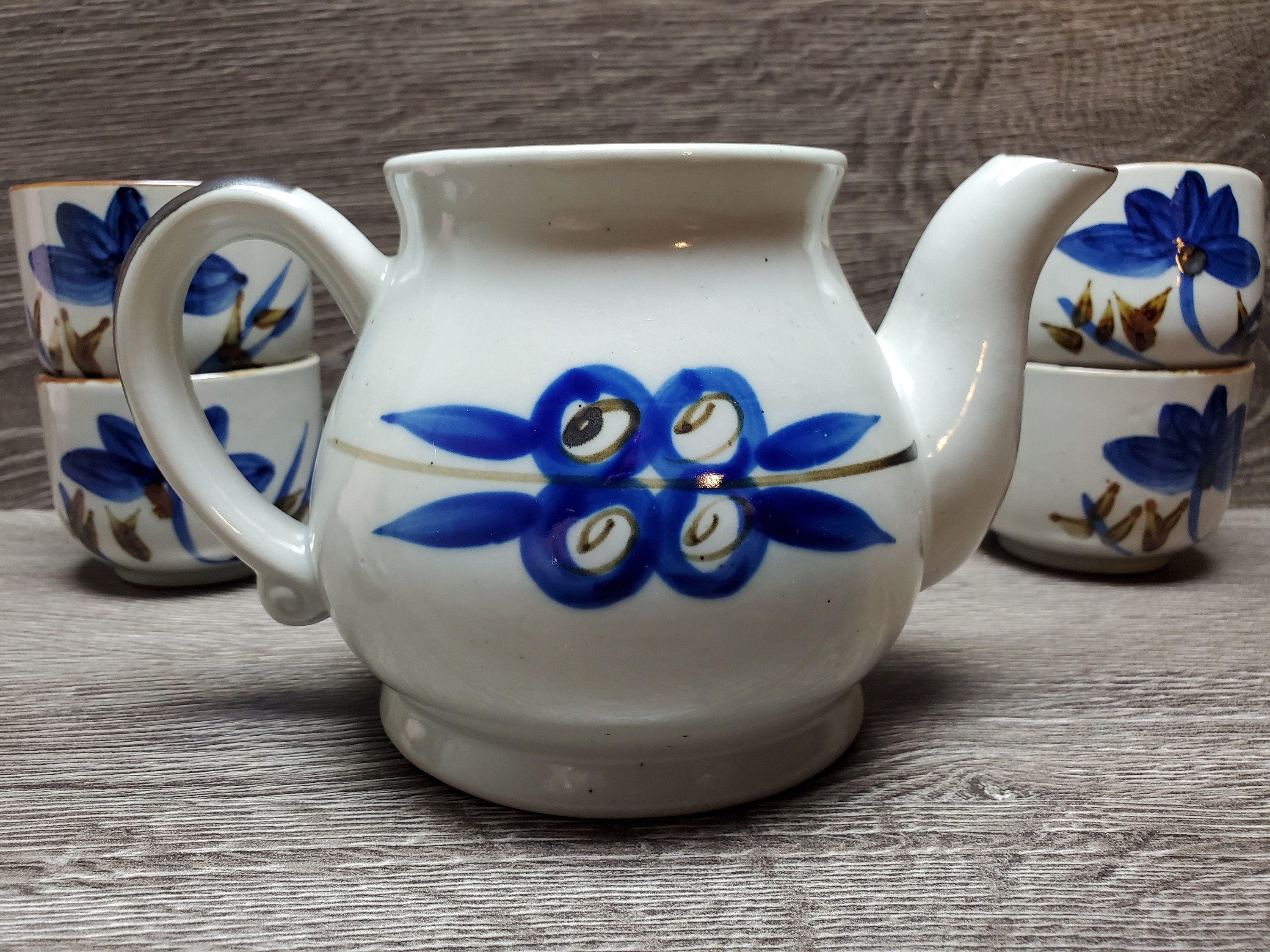 Vintage RARE Otagiri Japanese Tea Pot Set with | Etsy