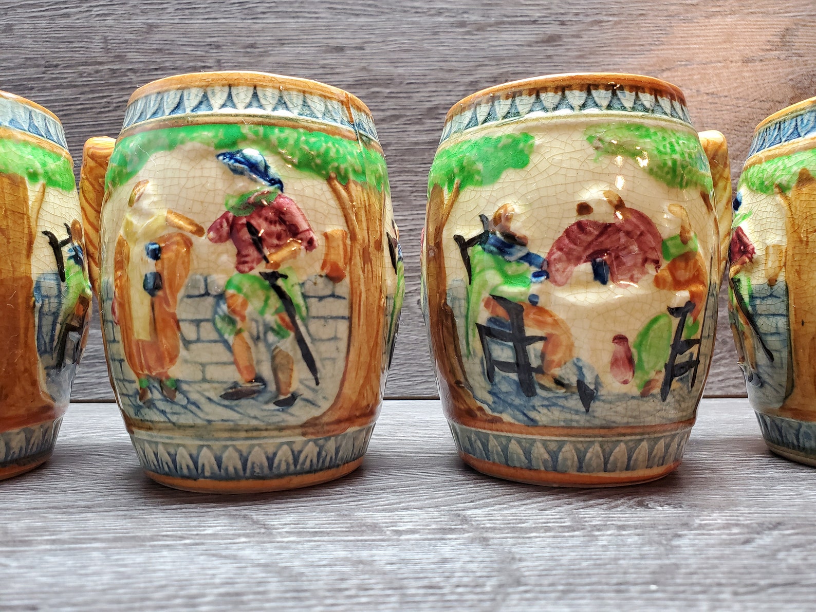 Set of 4 Vintage German Style Coffee | Etsy