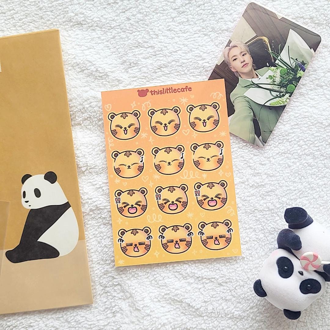 HOSHI MINITEEN STICKER Sheet Seventeen Svt Cute Chibi Characters Kpop K ...