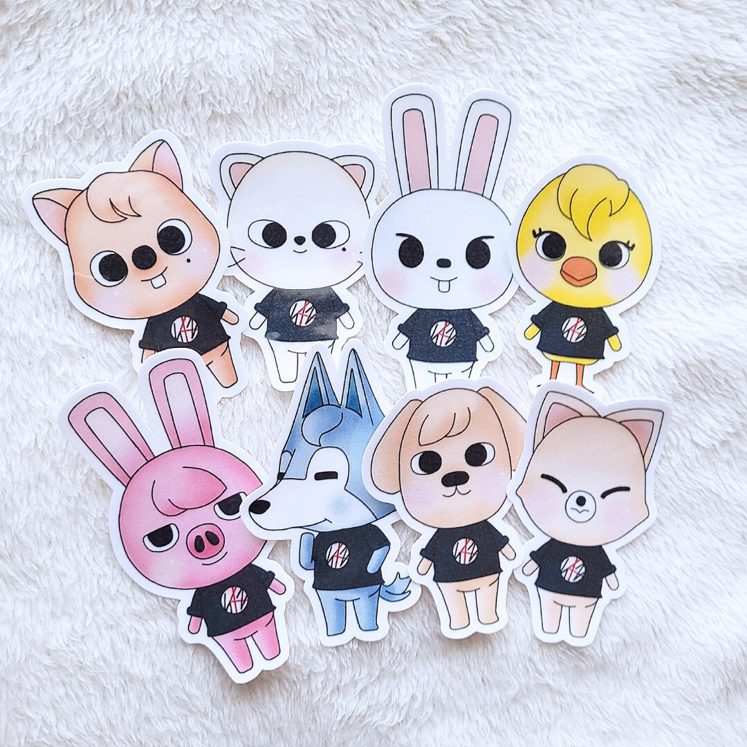 Stray Kids x Animal X-ing Villagers Skzoo Cute K-Pop Animal | Etsy