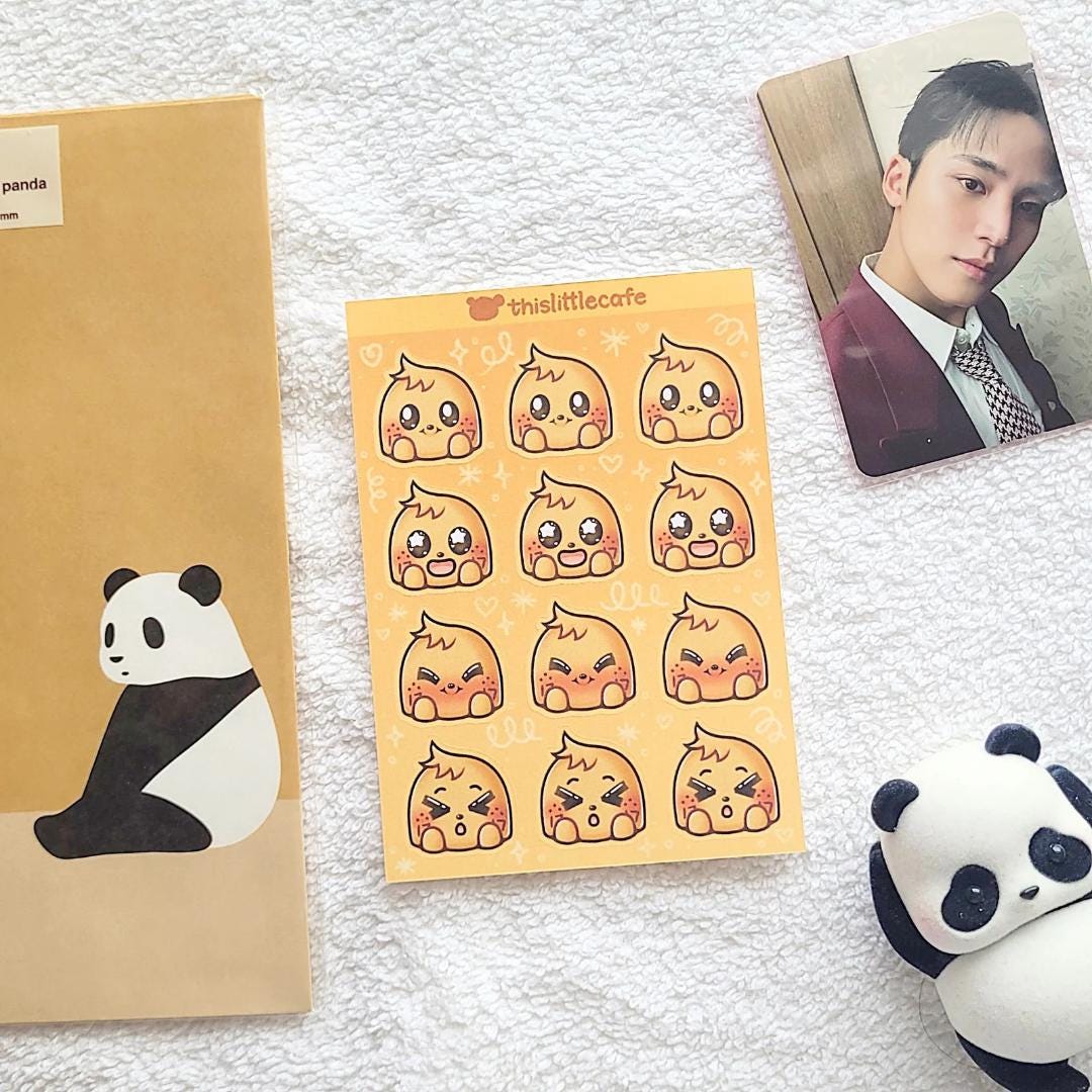 MINGYU MINITEEN STICKER Sheet | Seventeen Svt Cute Chibi Characters ...