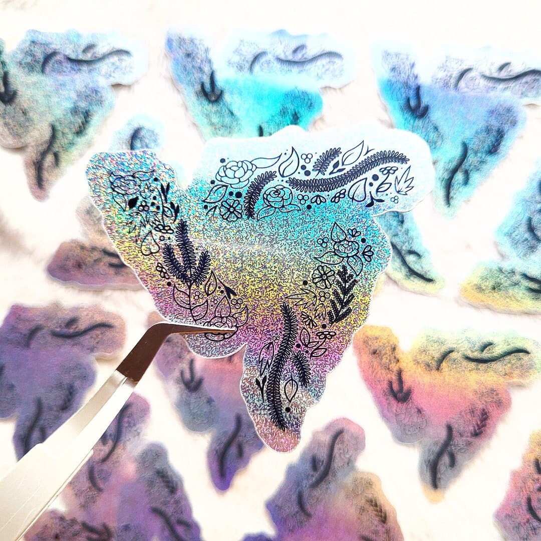 SEVENTEEN FLORAL Logo Sticker Kawaii Svt Holographic Smile Subtle Merch ...