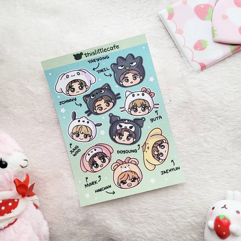 Nct Stickers - Etsy