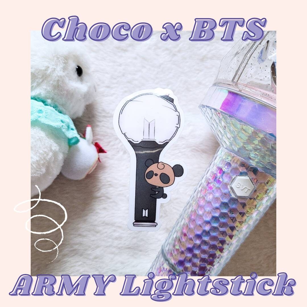 PANDA KPOP LIGHTSTICK Stickers Kawaii Cute K-pop Fanmade - Etsy