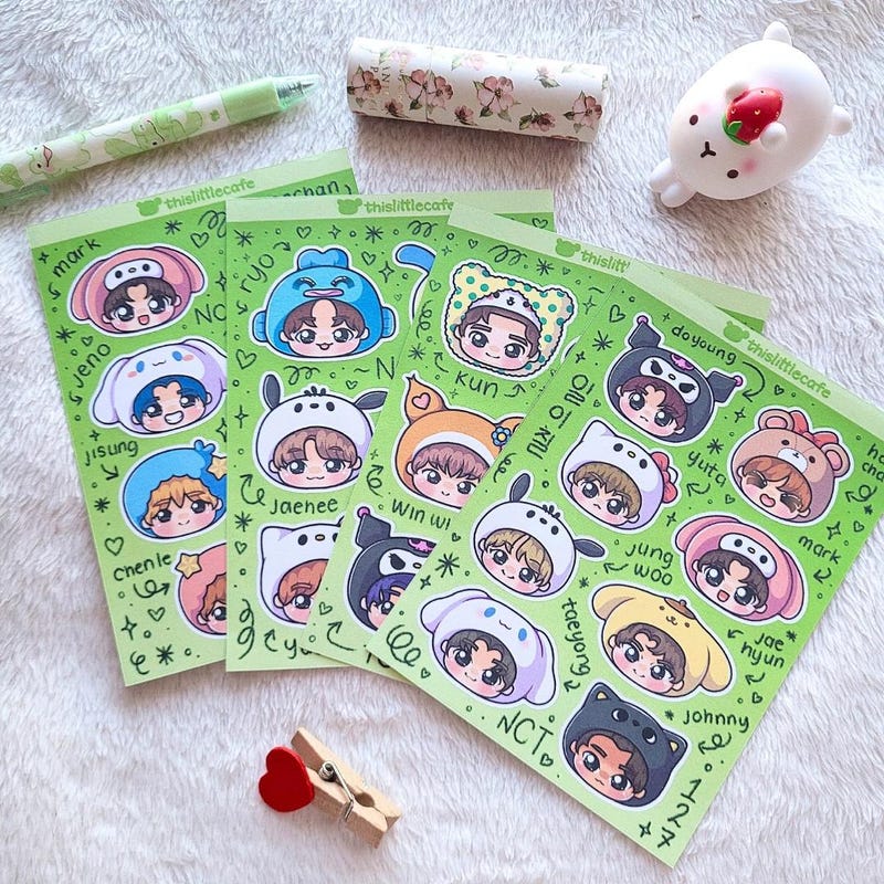 Nct Stickers - Etsy