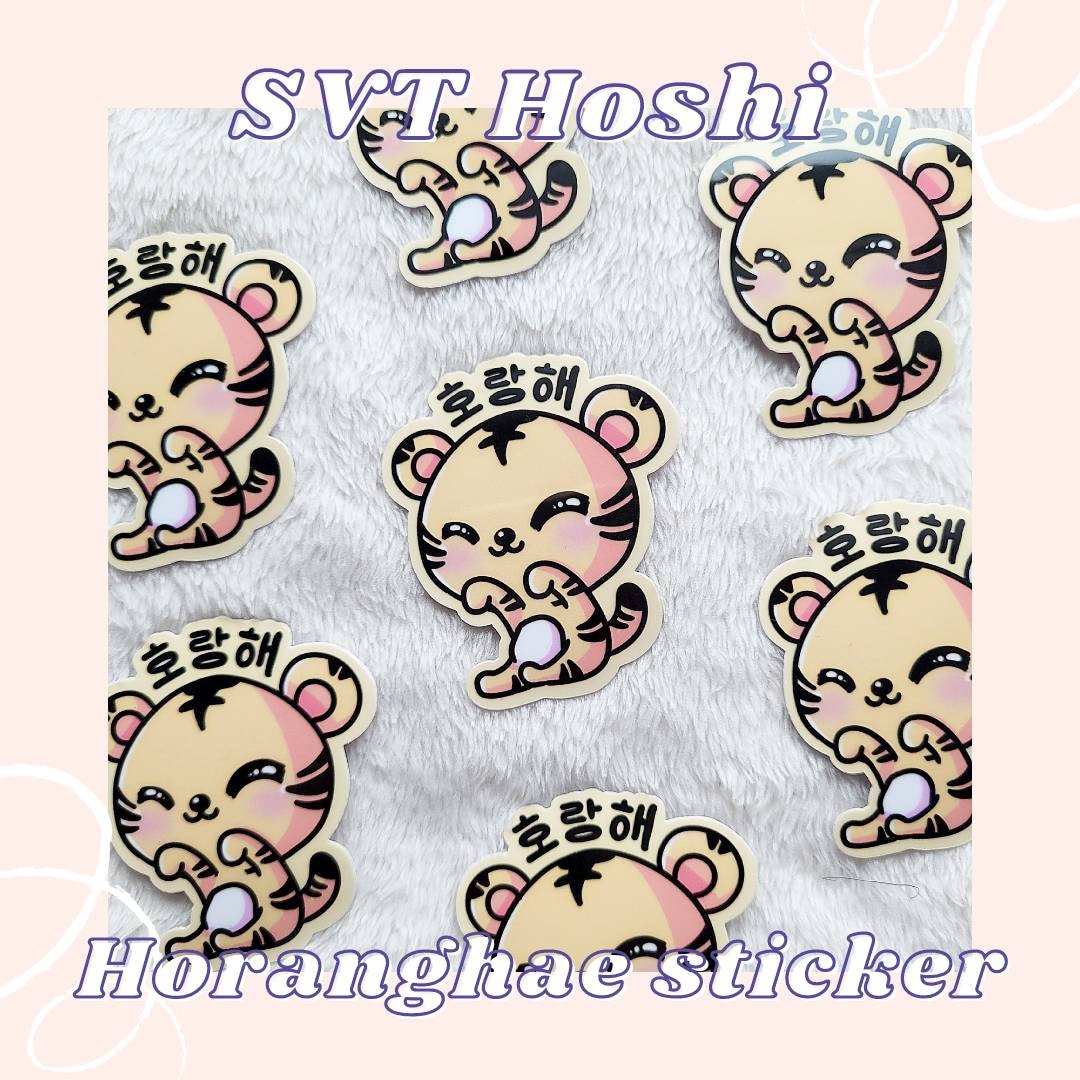 SEVENTEEN HOSHI STICKER Kawaii Svt Cute Kpop Fanmade Merch - Etsy
